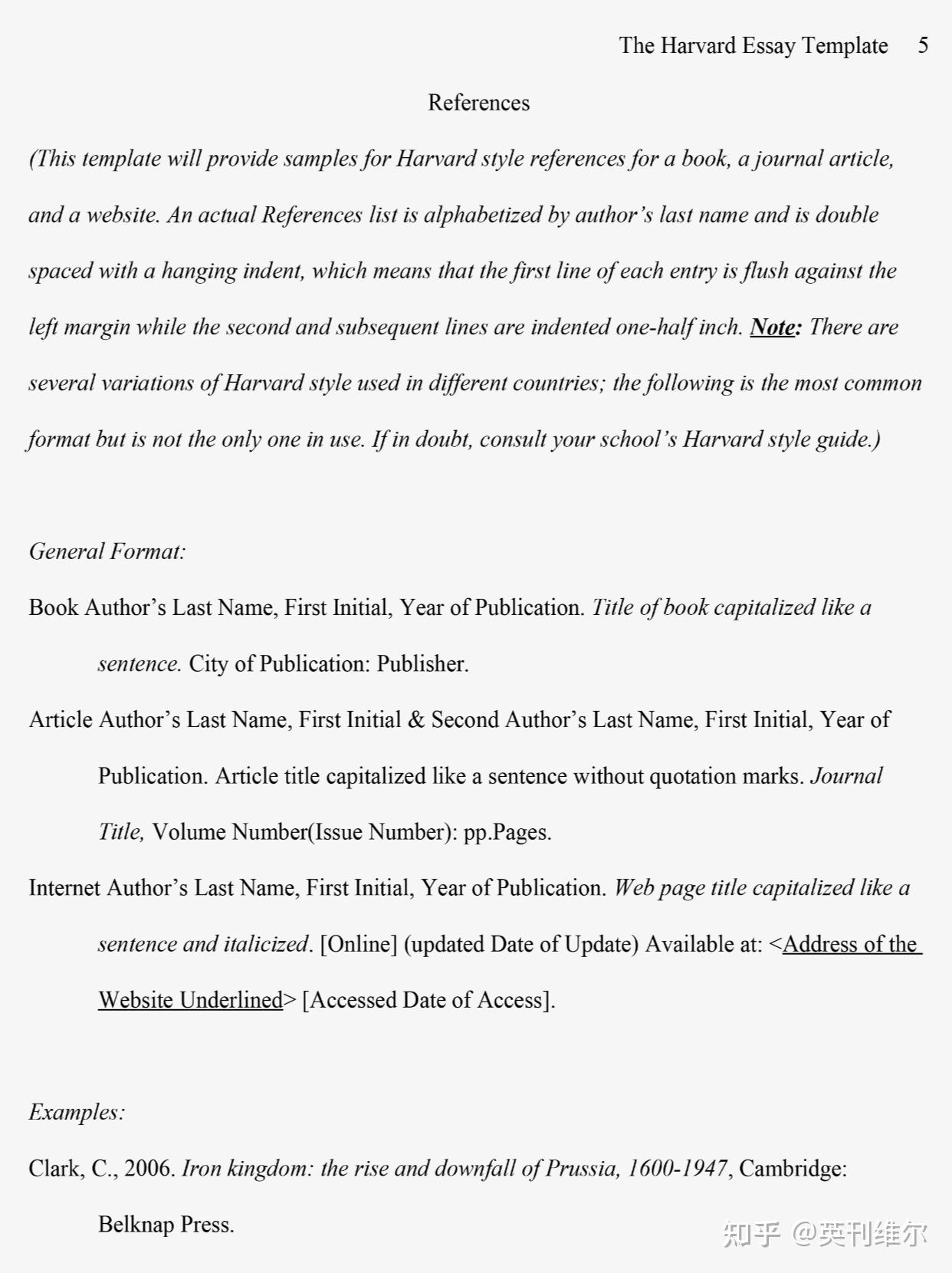 Harvard格式论文写作指南 - 知乎