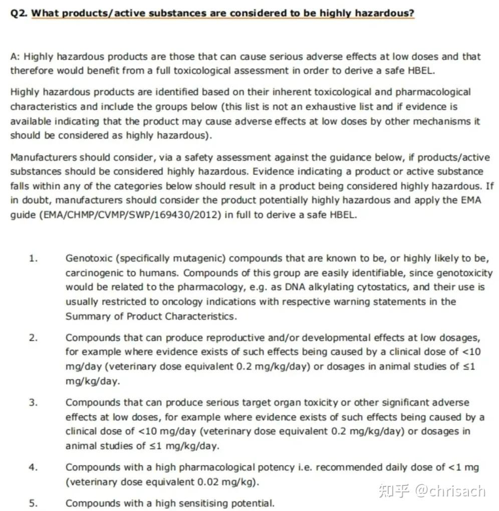 毒理学数据（HBEL、PDE、OEL、OEB）深入查询及计算方法 - 知乎