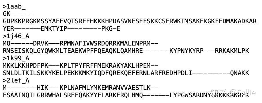 [实用工具]aln格式转fasta格式 - 知乎