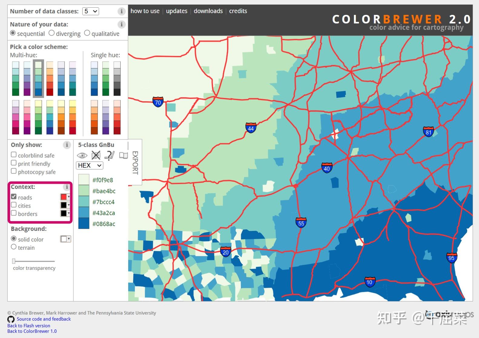 干货分享：配色秘籍之ColorBrewe - 知乎