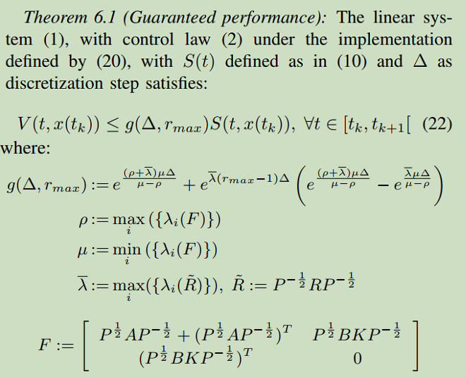 On self-triggered control for linear systems: Guarantees and complexity - 知乎