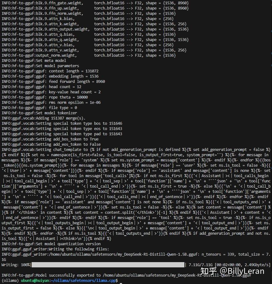 Ollama自定义导入DeepSeek-R1-Distill-Qwen-1.5B模型 - 知乎