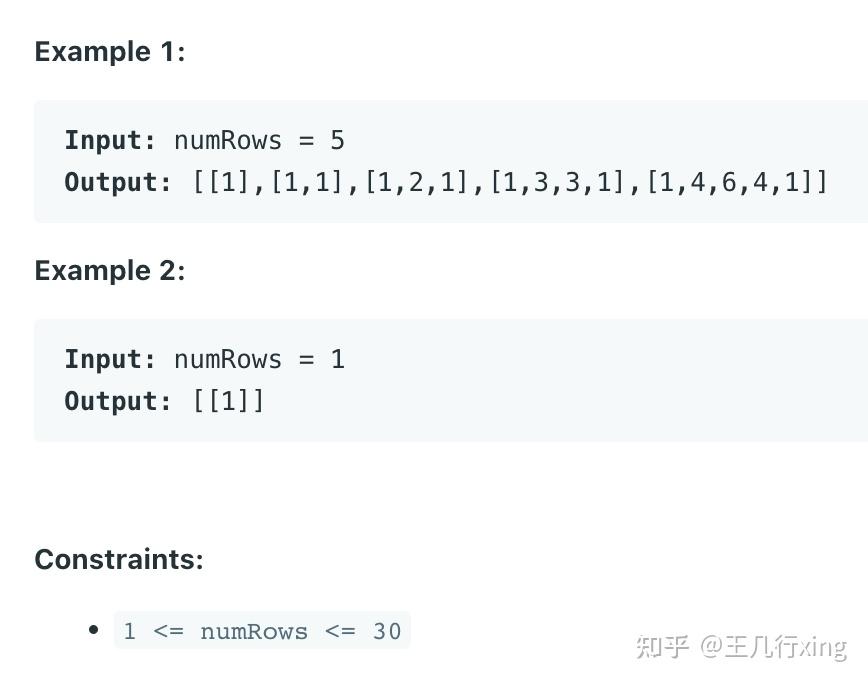 【Python-转码刷题】LeetCode 118E - 输出杨辉三角（Pascal Triangle） - 知乎