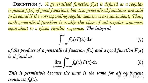 广义函数之狄拉克函数 - 知乎