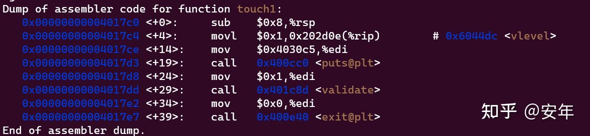 CMU15-213/CS:APP(深入理解计算机系统) | Lab3： Attack Lab - 知乎