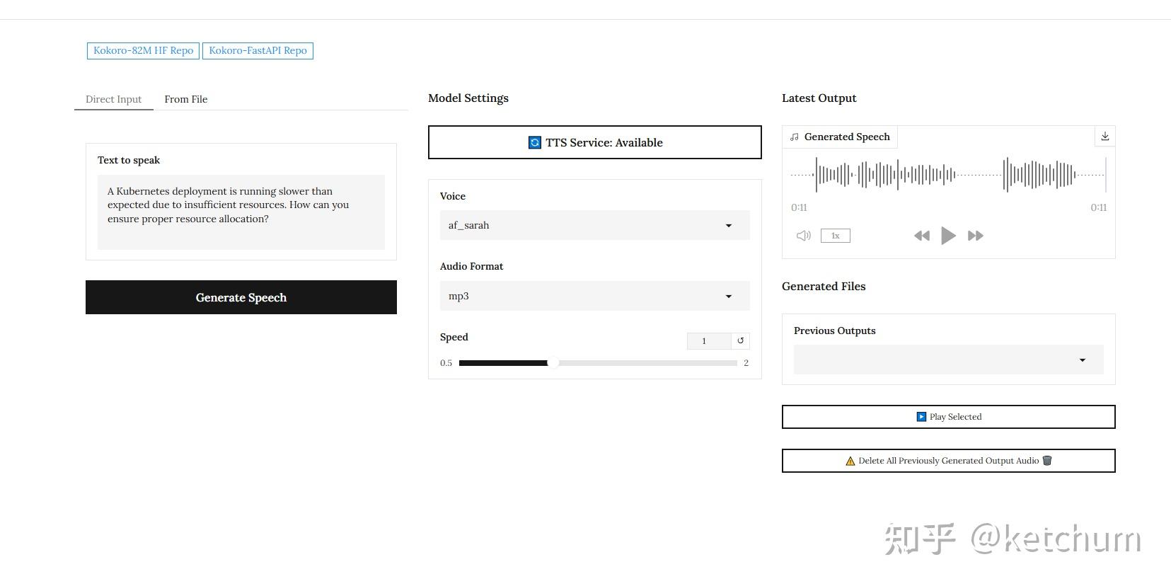 本地k8s集群中部署与openai api 兼容的开源TTS模型 - Kokoro-82M - 知乎