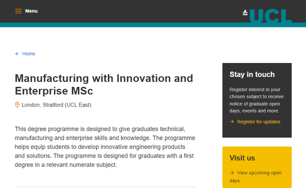 关于UCL新开专业，你需要知道的都在这了 - 知乎