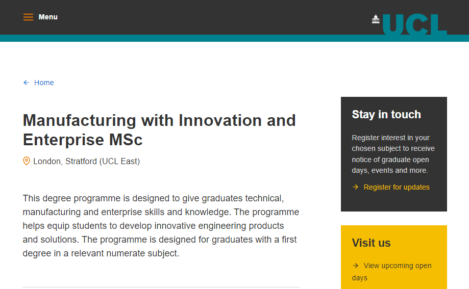 关于UCL新开专业，你需要知道的都在这了 - 知乎