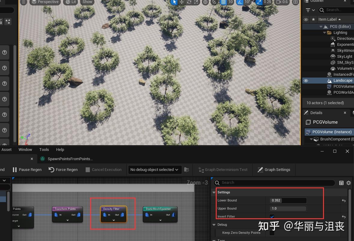 UE5.1 PCG plugin探索(UE5程序化生成/Procedural Content Generation Framework) - 知乎
