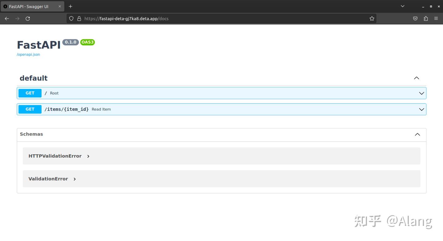 在 Deta Space 上部署 FastAPI - 知乎