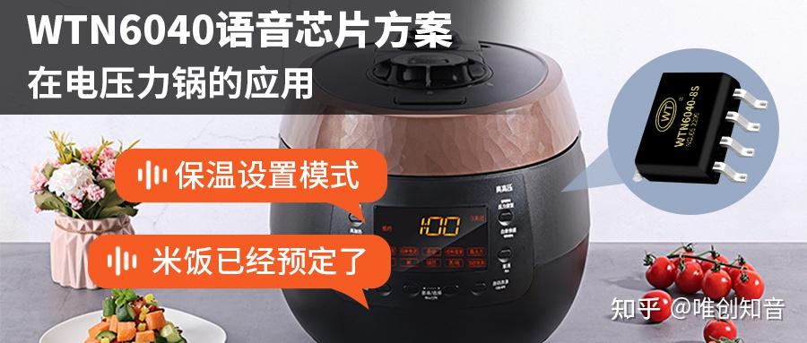电压力锅语音提示芯片，SOP8封装语音IC，内置功放输出，WTN6：为您的厨房增添智能化魅力！ - 知乎