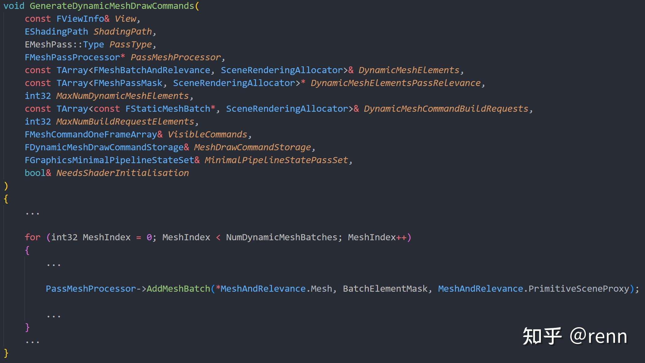【UE】Draw command的生成 - 知乎