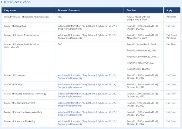又提前了！香港大学商学院开放23Fall申请！形势越来越卷，建议尽早投递！ - 知乎
