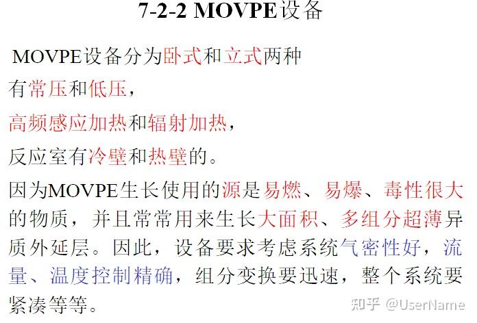 7—1、气相外延生长（VPE） 7—2、金属有机物气相外延生长MOVPE7—3、液相外延生长（LPE） 7—4、分子束外延生长（MBE）7-5、化学束外延 - 知乎