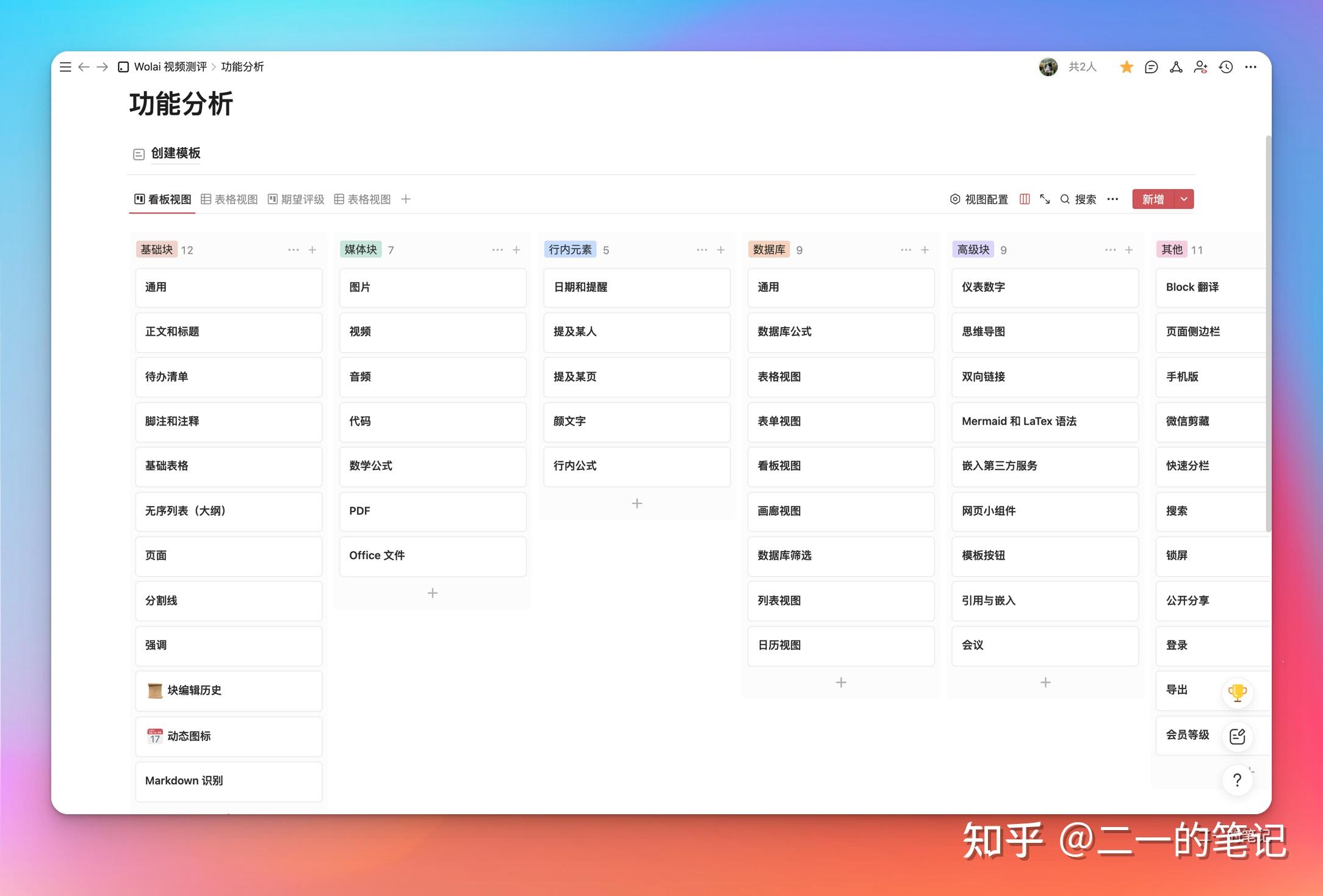 wolai 笔记 2022 全面测评 | 二一的笔记 - 知乎