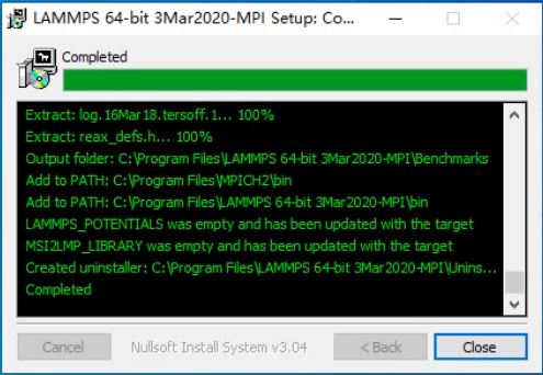 超简单LAMMPS 安装教程 win10系统 - 知乎