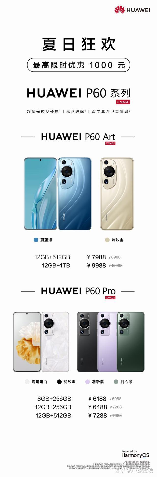 华为开启618预售：P60系列最高直降1000元，Mate50系列跌至3399元 - 知乎