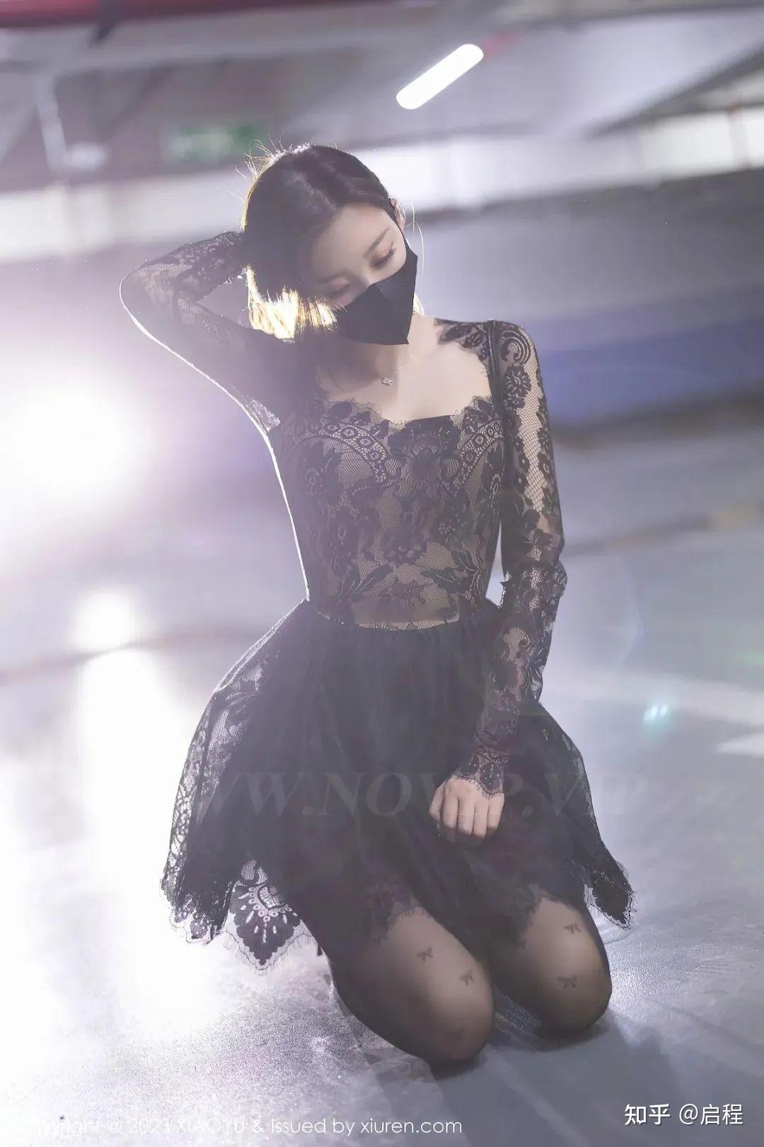 [性感] 女神杨晨晨Yome黑丝蕾丝连衣短裙丰腴身材写真 - 知乎