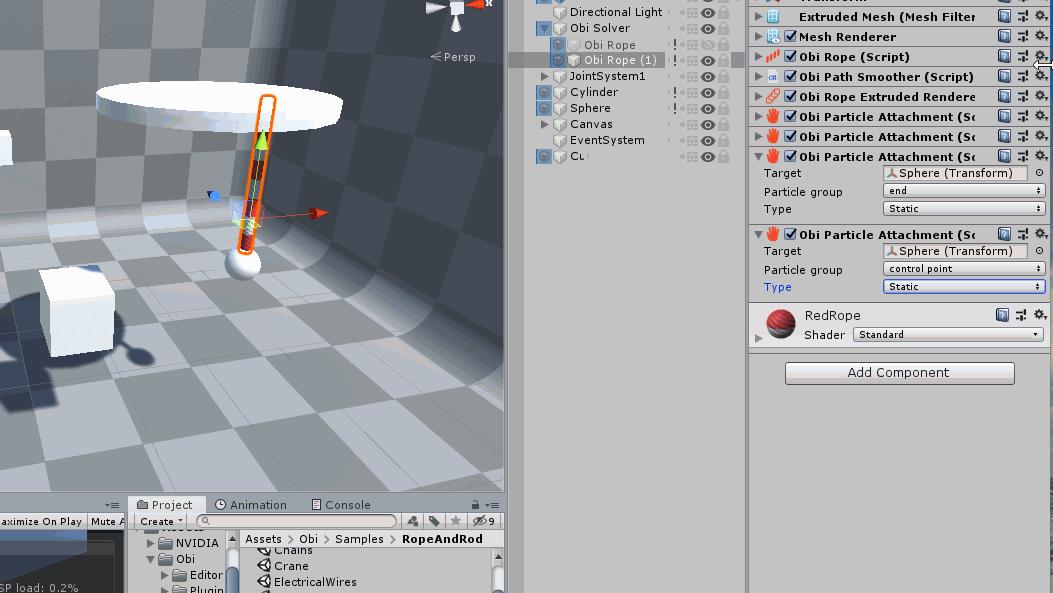 用Unity来实现一下绳子效果——Obi Rope插件介绍 - 知乎