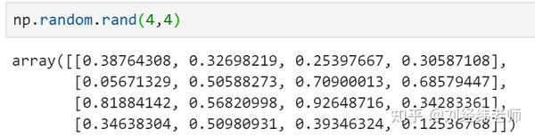 Python之numpy中rand与randn的区别 知乎