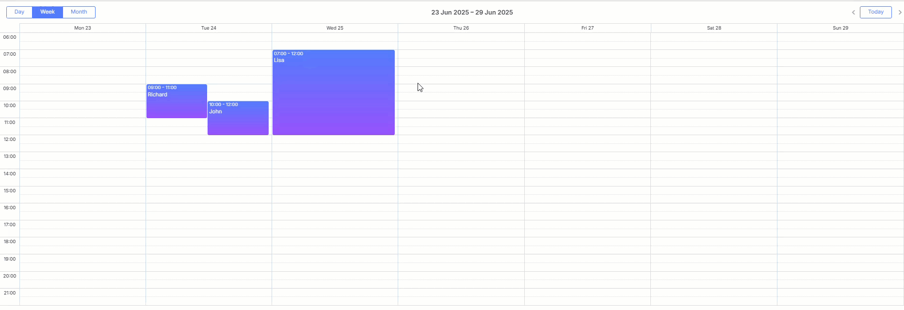 如何使用DHTMLX Scheduler的拖放功能，在 JS 日程安排日历中创建一组相同的事件 - 知乎