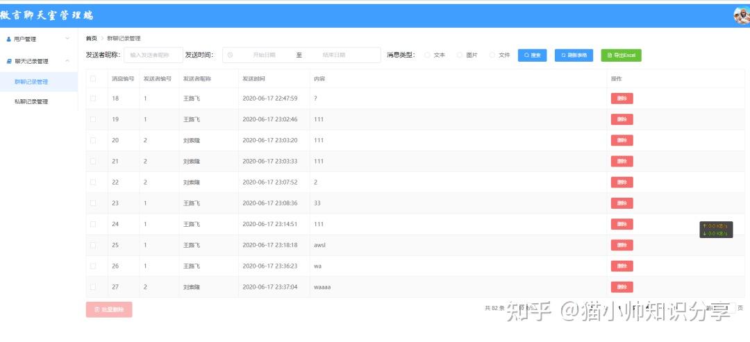 基于 Springboot Vue 框架开发的网页版聊天室项目 知乎