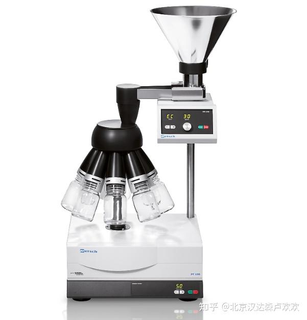 retsch分样仪 PT 100用于细小的粉末或粗糙的材料 - 知乎