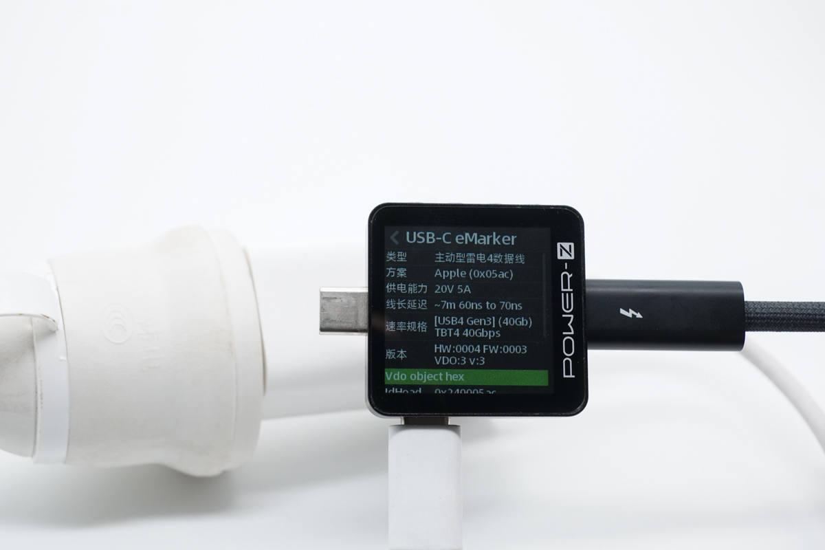 POWER-Z KM003C新功能：读取雷电4、140W线材E-Marker芯片 - 知乎