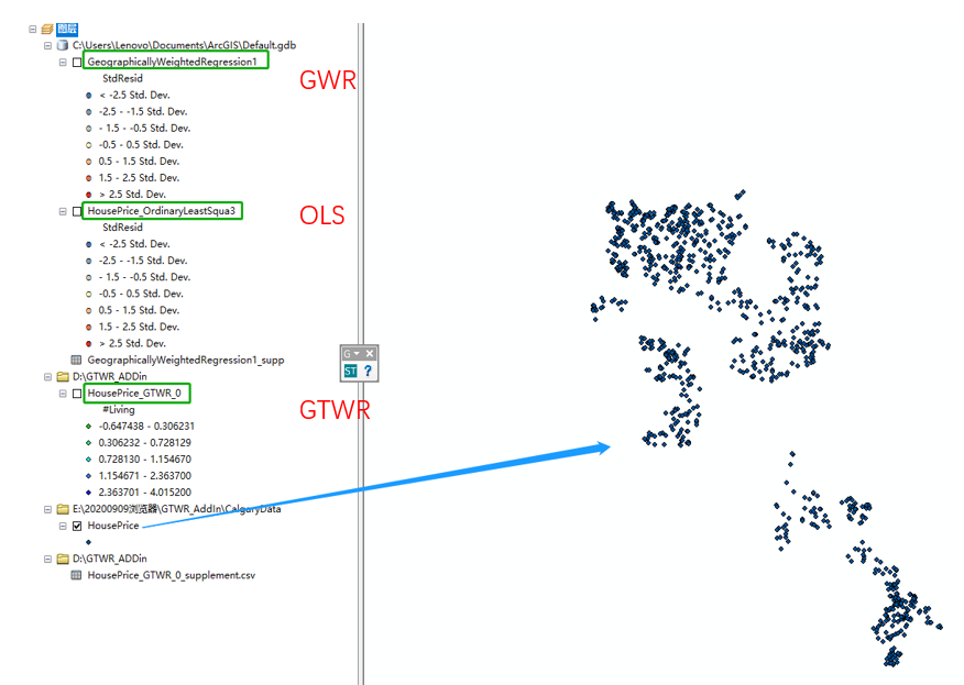 科研常备模型OLS, GWR, GTWR及Arcgis实现 - 知乎