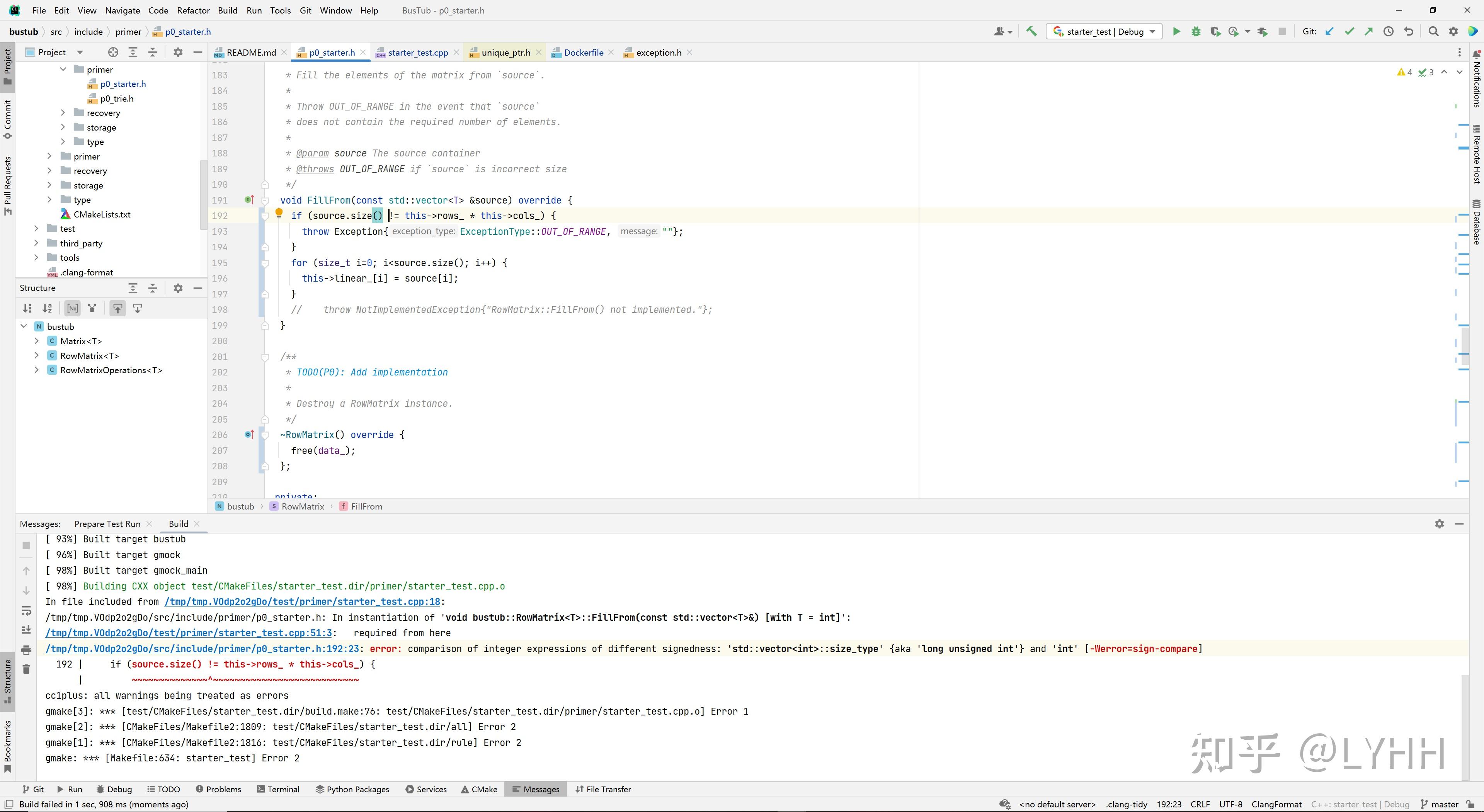 【15-445】CMU数据库系统 环境配置 win10+clion+docker - 知乎