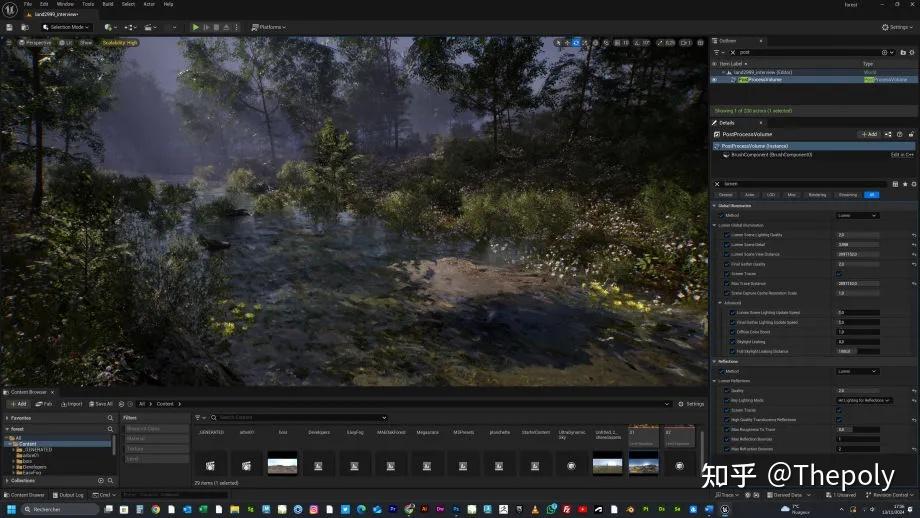 Unreal|使用UE5.4设置程序化地形 - 知乎