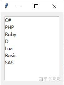 python中tkinter入门之font、padx/y、Listbox和Scrollbar - 知乎