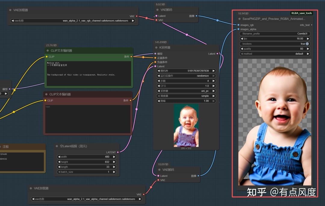 太牛逼了！直接生成透明视频素材！wan alpha解锁无限视频素材生成！从此视频素材自由！wan2.1最实用的场景！快用起来！ - 知乎