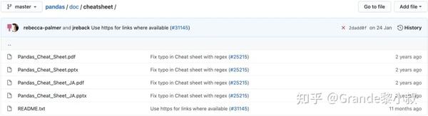 Pandas官方速查表