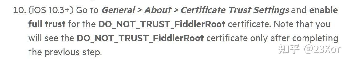Fiddler抓ios包全是Tunnel to无法解密解决方法 - 知乎