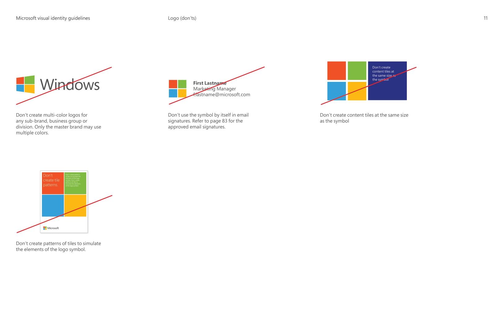Microsoft微软VI设计手册-2012年版 - 知乎