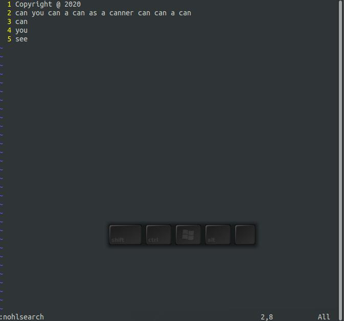 Vim基本搜索技术 - 知乎