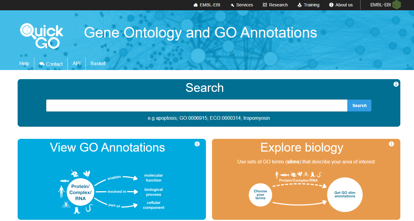 EMBL-EBI QuickGO：蛋白功能分析数据库 - 知乎