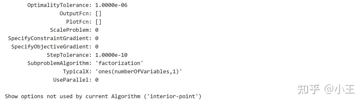 optimoptions函数 - 知乎