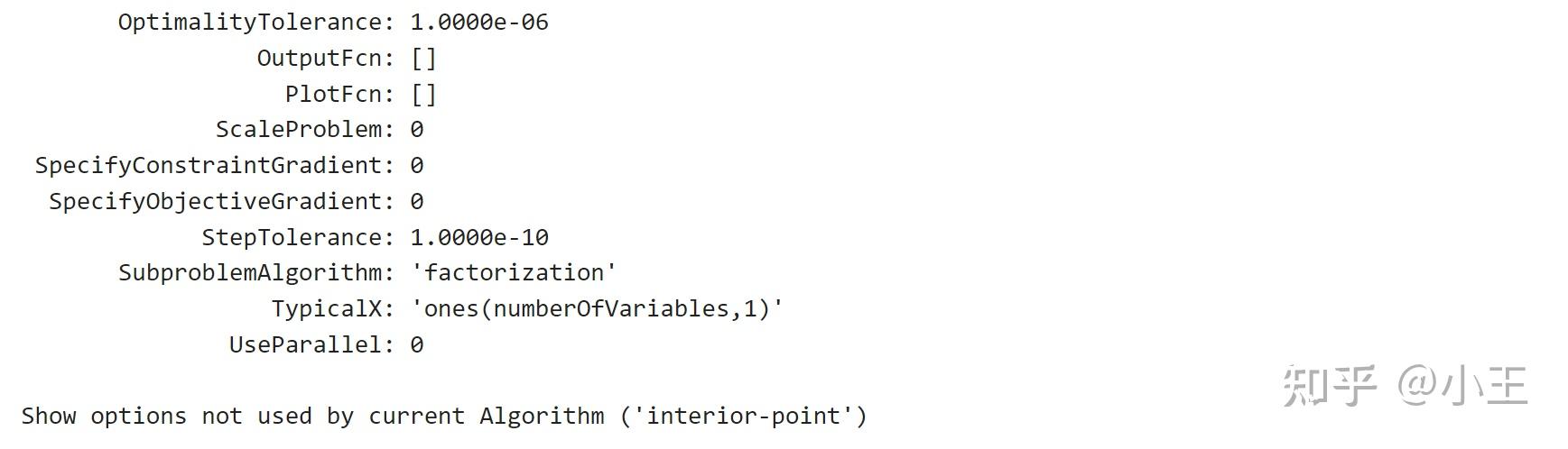optimoptions函数 - 知乎