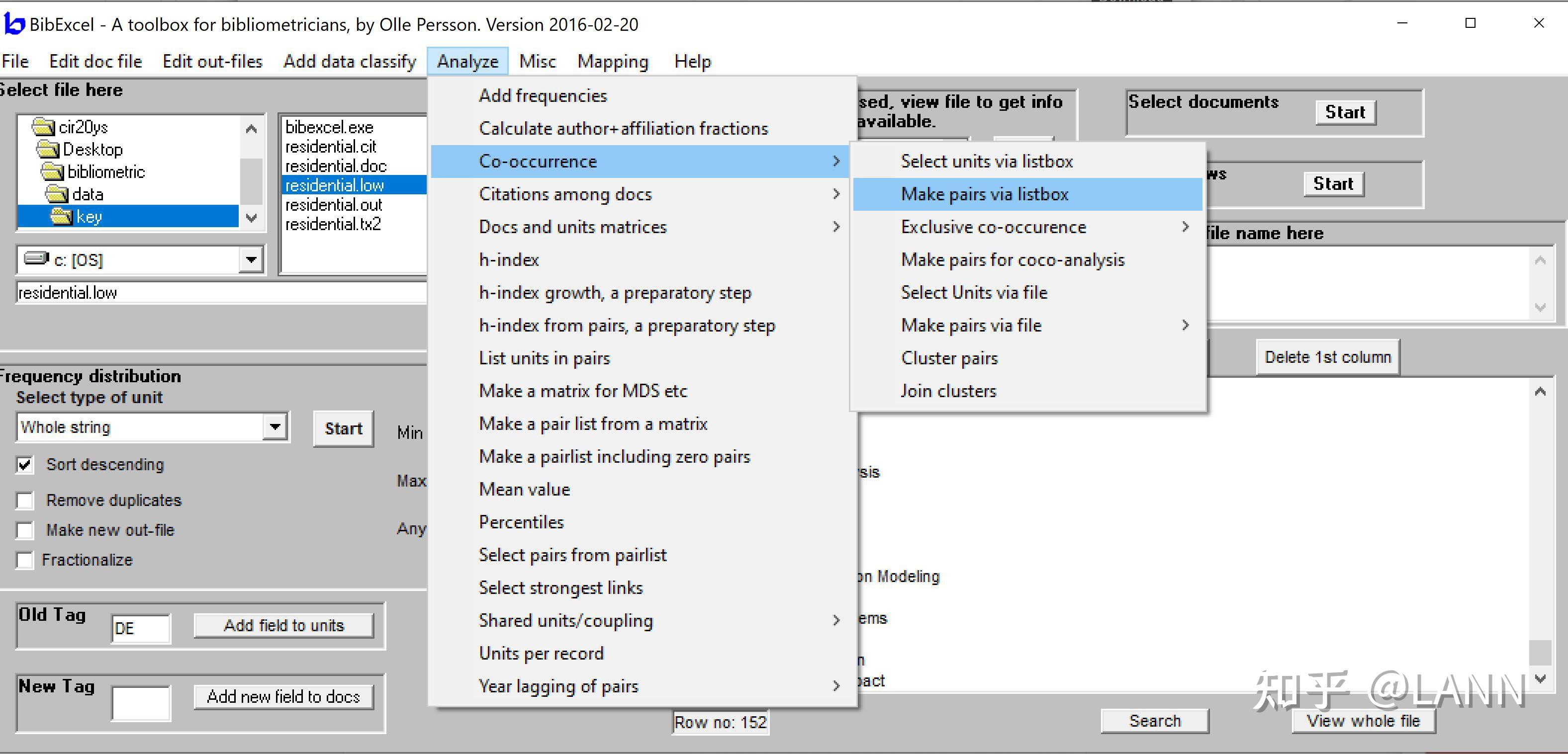 使用Bibexcel和Gephi进行英文文献计量分析（bibliometric study） - 知乎