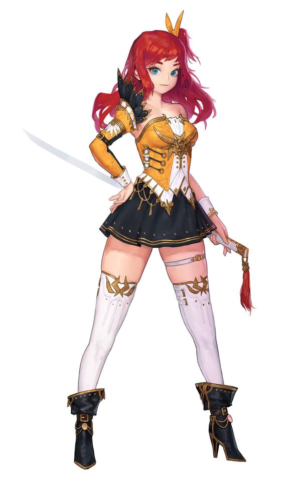 【元素推荐】韩国画师Cotta -作品欣赏130p 韩风角色 美女 - 知乎