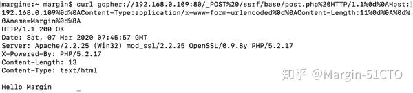 Gopher协议原理和限制介绍——Gopher协议支持发出GET、POST请求（类似协议转换）：可以先截获get请求包和post请求包，在构成 ...