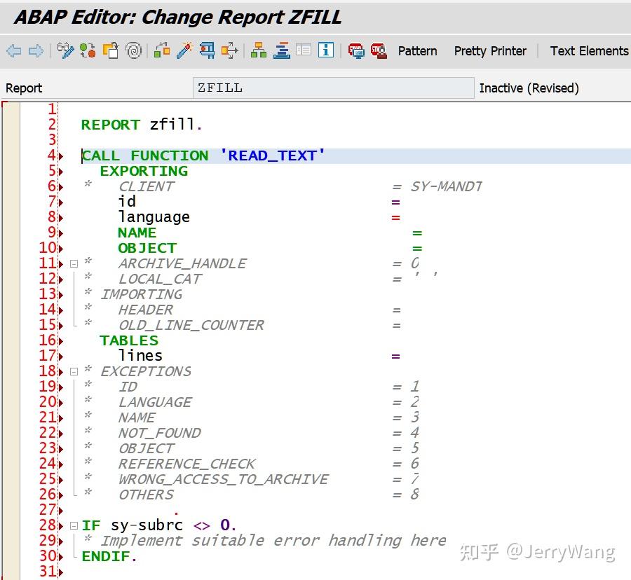 ABAP Development Tool 代码模板和其他一些实用技巧汇总 - 知乎