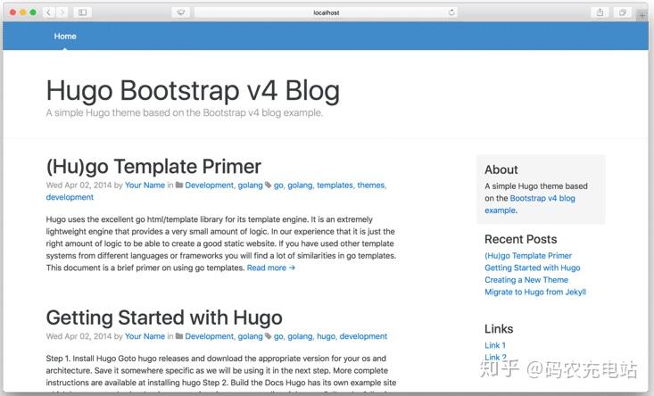 如何用hugo 搭建博客 - 知乎