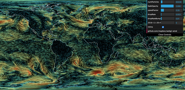 这张气象数据——风场可视化地图是怎么做的？ Mapbox 技术大牛倾囊相授 - 知乎
