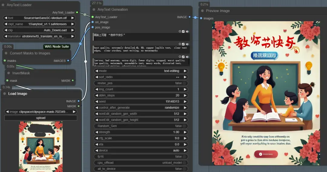 anytext阿里开源，解决comfyui精准文字控制！ - 知乎