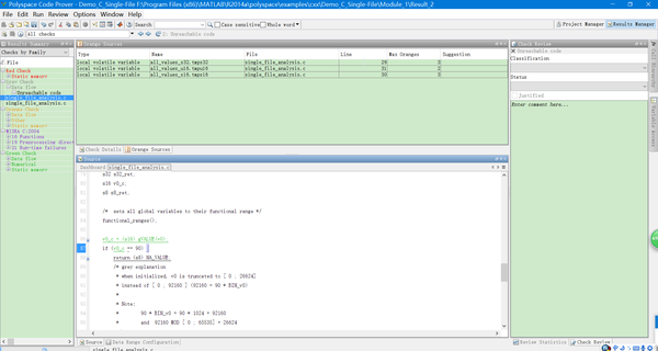 Polyspace Code Prover生成的Report不同颜色含义 - 知乎