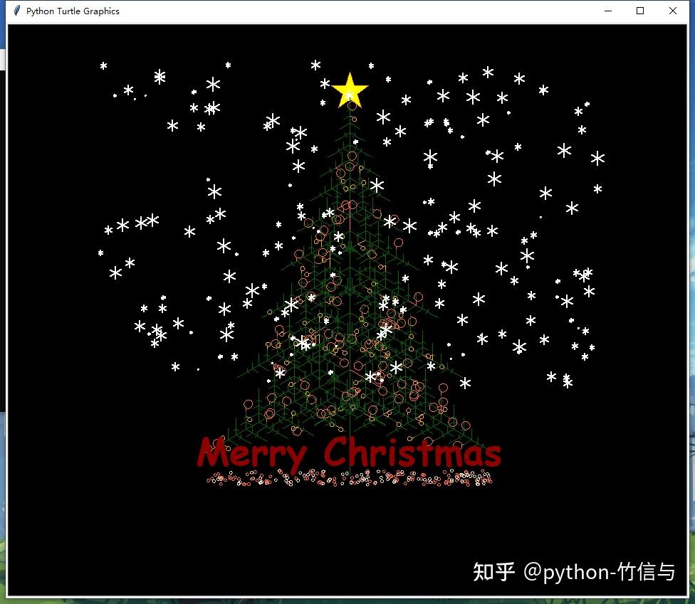 程序员的浪漫，教你用Python代码画圣诞树 - 知乎