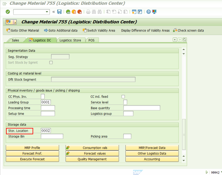 SAP RETAIL 使用MM41创建的物料不能使用MMSC扩展其存储地点 - 知乎